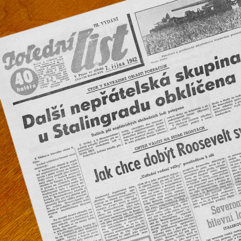 Reprodukcie novín – Historické darčeky