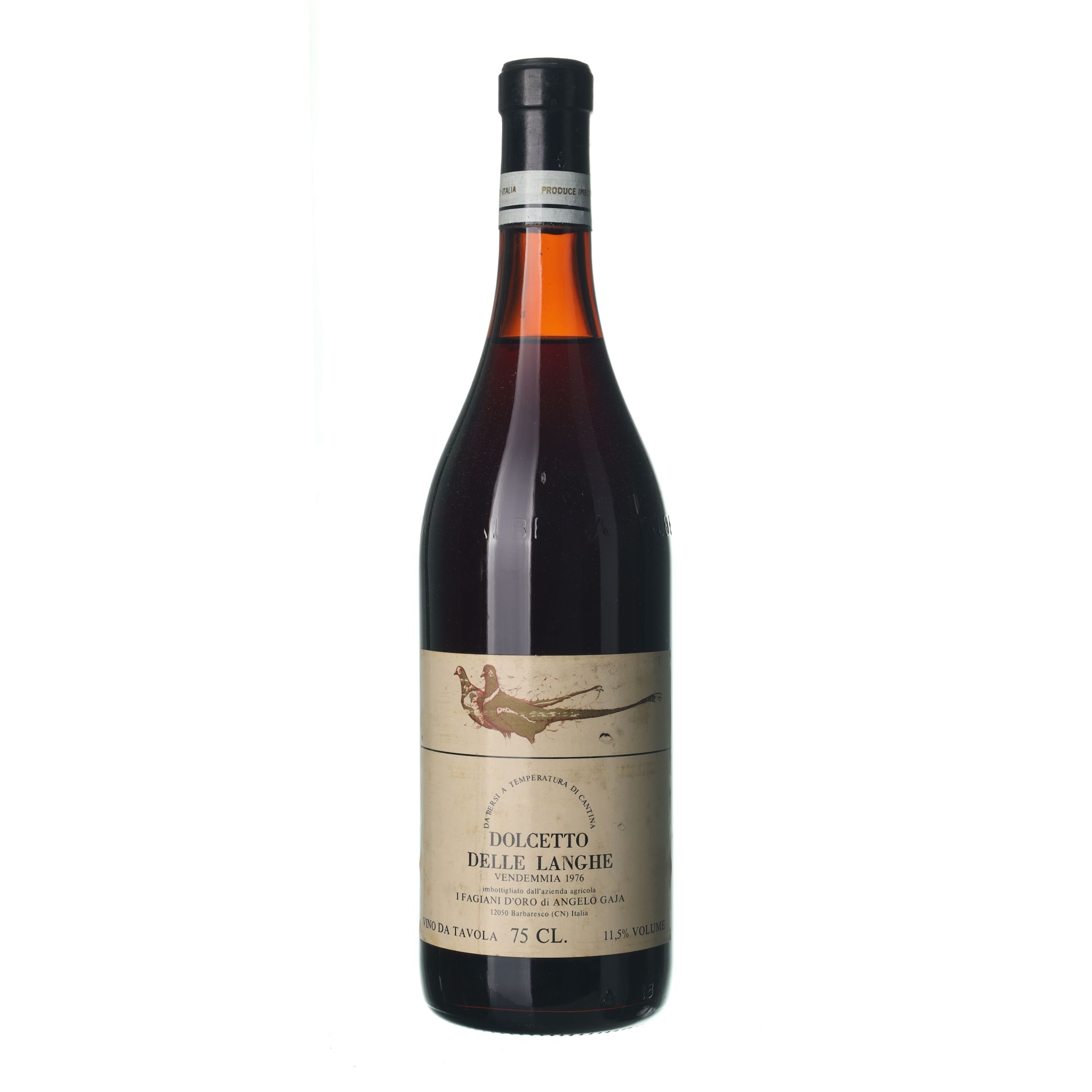 1976 Dolcetto delle Langhe Angelo Gaja (0,75l) – Historické darčeky